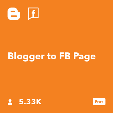 Blogger to FB Page - IFTTT