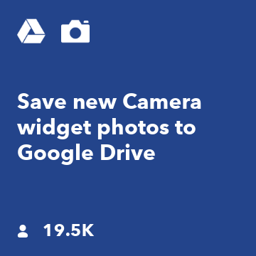 Google Drive Camera - IFTTT