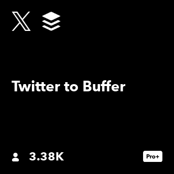 Twitter to Buffer - IFTTT