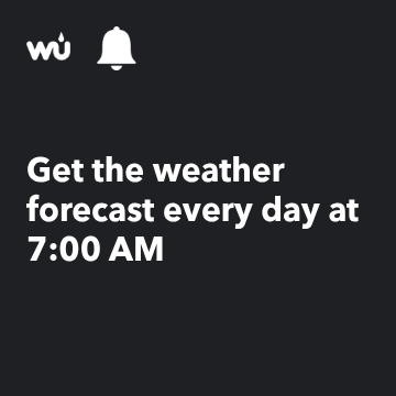 Get the weather forecast every day at 7:00 AM - IFTTT
