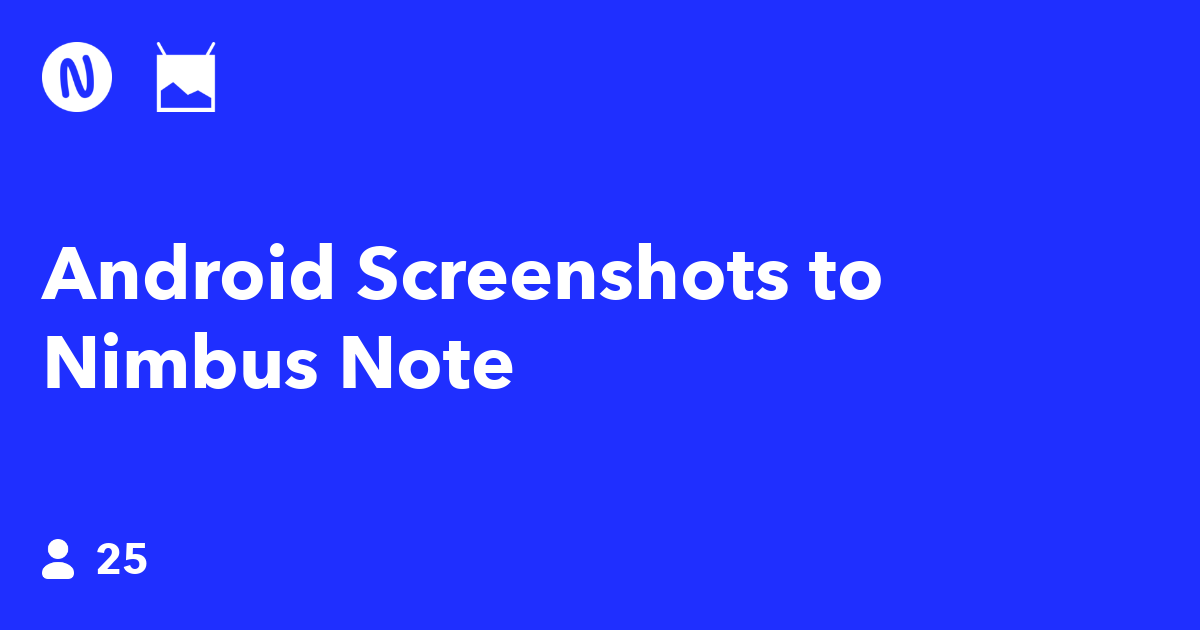 Android Screenshots to Nimbus Note - IFTTT Android Screenshots to Nimbus Note - IFTTT